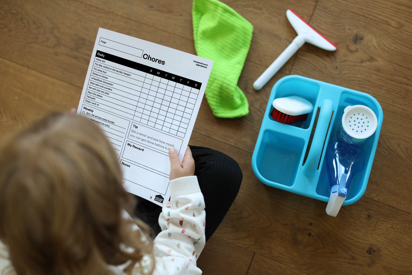 Kids Chore Chart – House Work