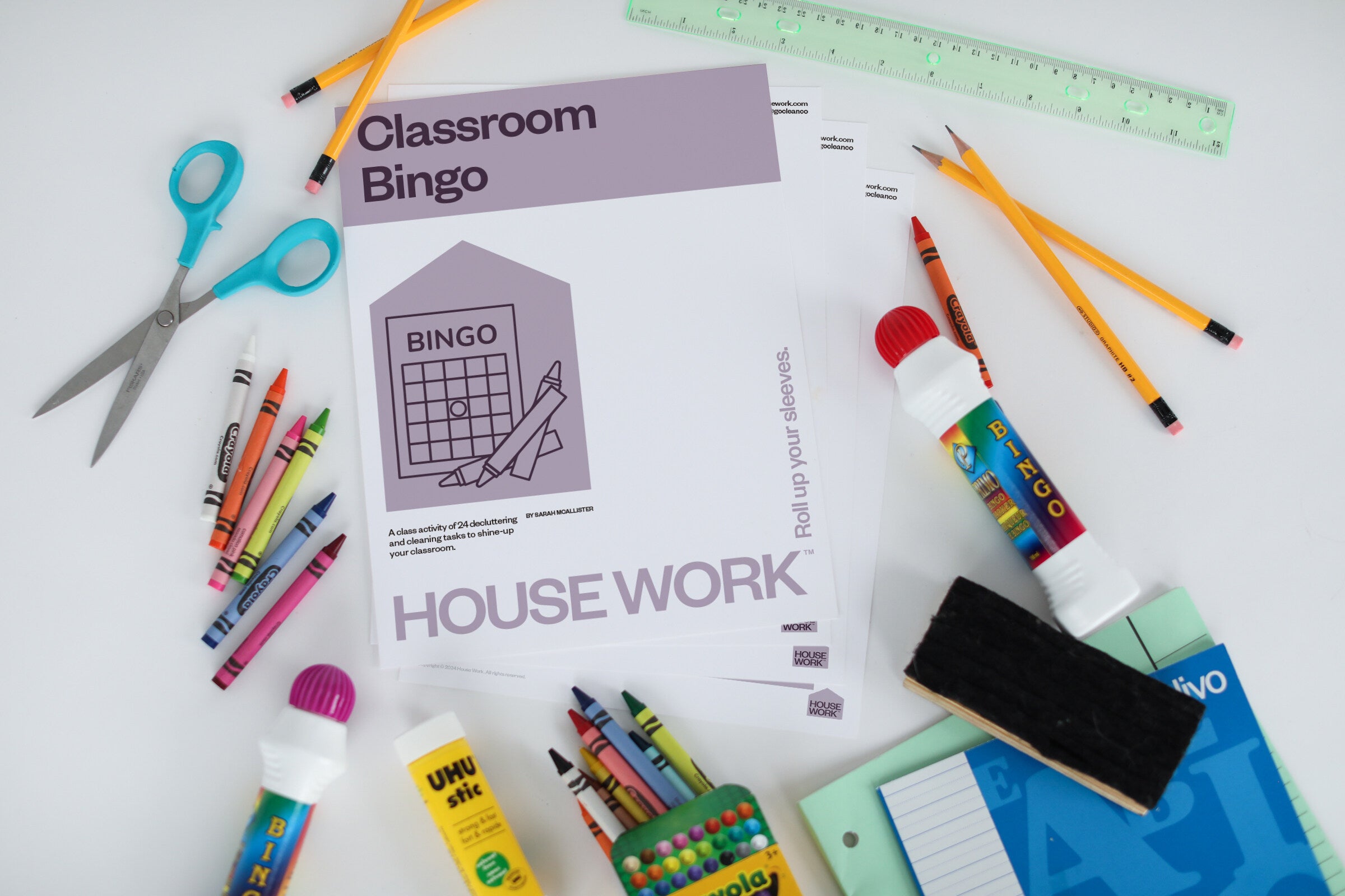 Classroom BINGO – House Work